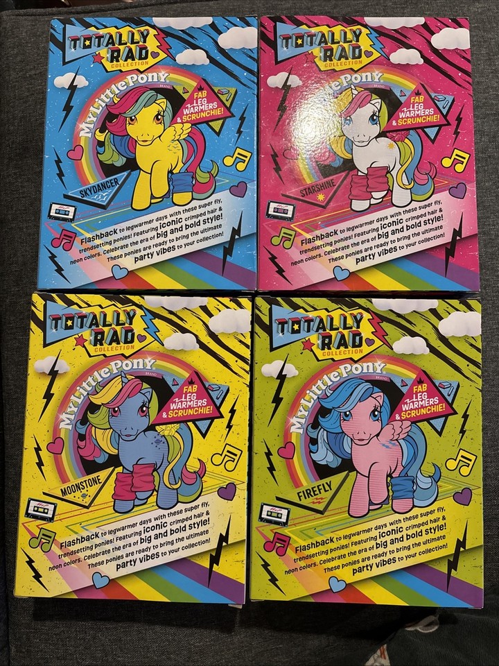 My Little Pony Totally Rad Basic Fun STARSHINE SKYDANCER MOONSTONE Set of 4 MLP | eBay