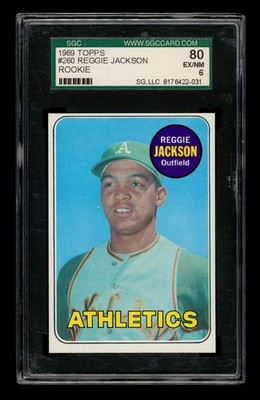 1969 Topps Set-Break #260 Reggie Jackson Rookie SGC 6 EX/NM | eBay