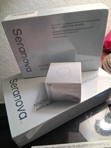 Seravona Micro Infusion Kits 4 Month Supply + Deep Collagen Cream | eBay