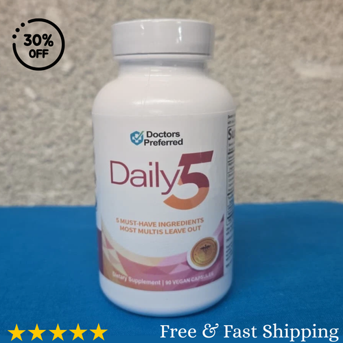 2 Packs Doctors' Preferred Daily 5 Daily5 90 Capsules - New / Sealed ...