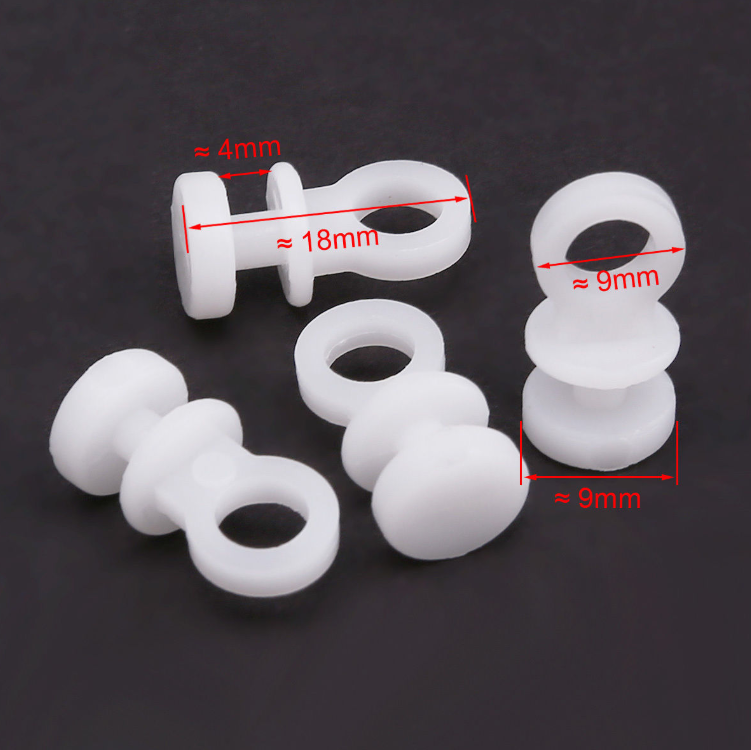 Plastic Window Glider Curtain Track Carrier Slide Wheel Roller Rail ...