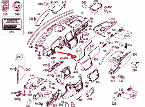 NUEVO PANEL DE INSTRUMENTOS MB GLE W166 CENTRO FIBRA ÓPTICA LHD ...
