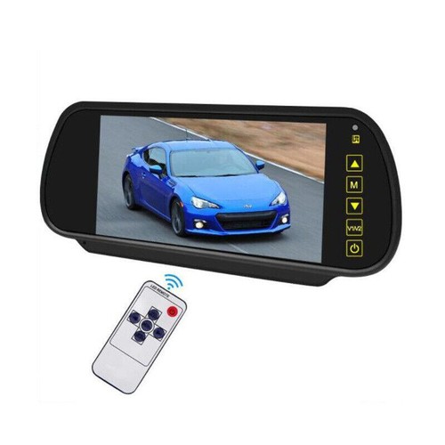 7inch TFT LCD Display Car Backup Video Monitor Rear View Mirror Remote ...