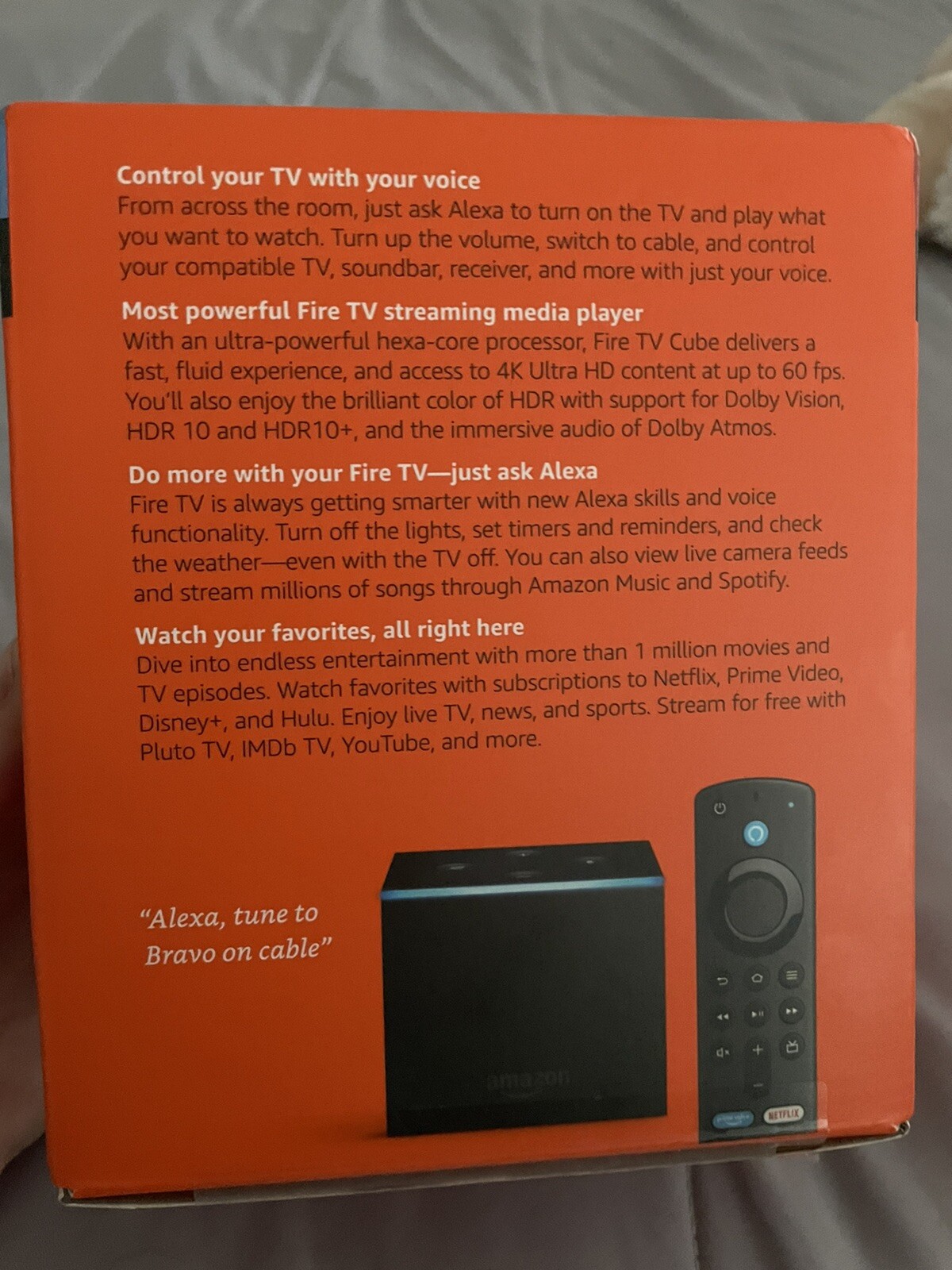 Amazon Fire TV Cube A78V3N Streaming Media Player with Voice Remote ...