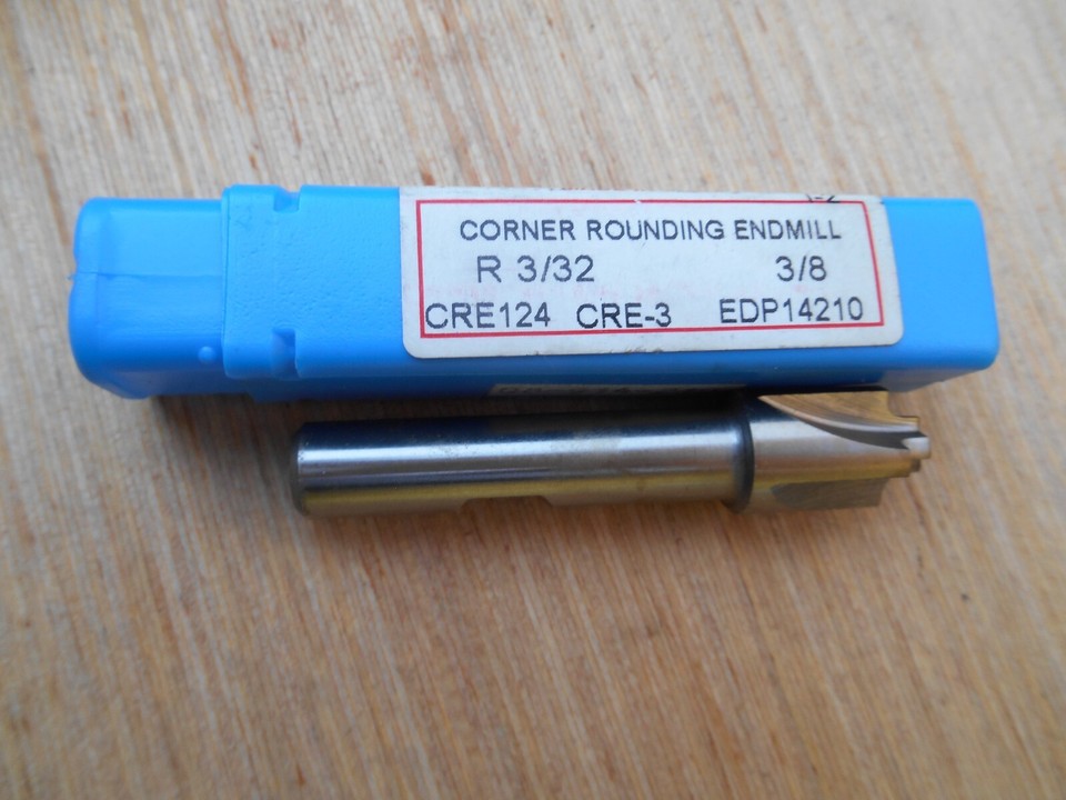 NIAGARA 3/32" HSS CORNER ROUNDING END MILL , 3/8" SHANK | eBay