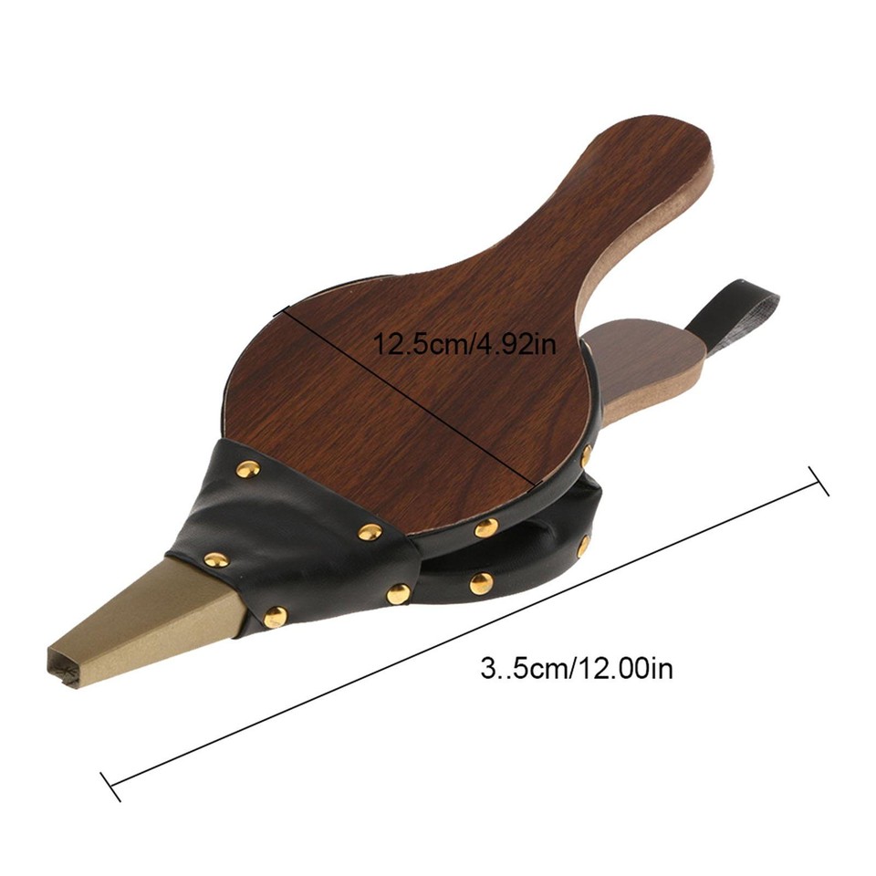 Home Fireplace Tools Manual Hand Bellows Wooden Fire Bellow Air Blower ...