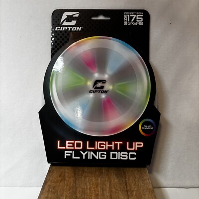 Cipton LED Color Changing Glow In The Dark 175 Gram Flying Disc ...