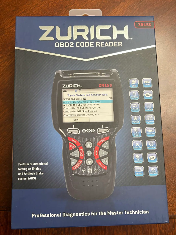 ZURICH ZR15S OBD2 Code Reader 57662 for sale online | eBay