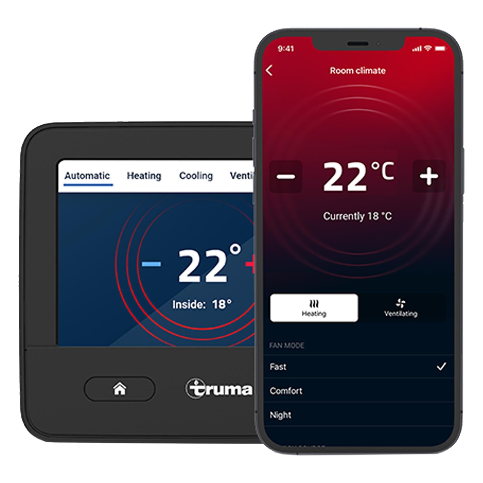 TRUMA INET X CONTROL PANEL BLUETOOTH WIRELESS PHONE AIR CON HEATING ...