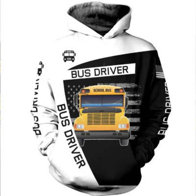 Bus Clothes, School Bus Driver 3D hoodie, Favorite Bus Driver Gift | eBay