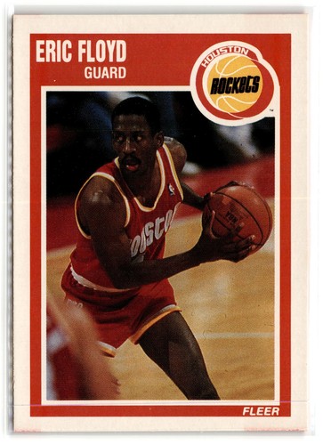 1989 Fleer Basketball #59 Eric Floyd Houston Rockets | eBay