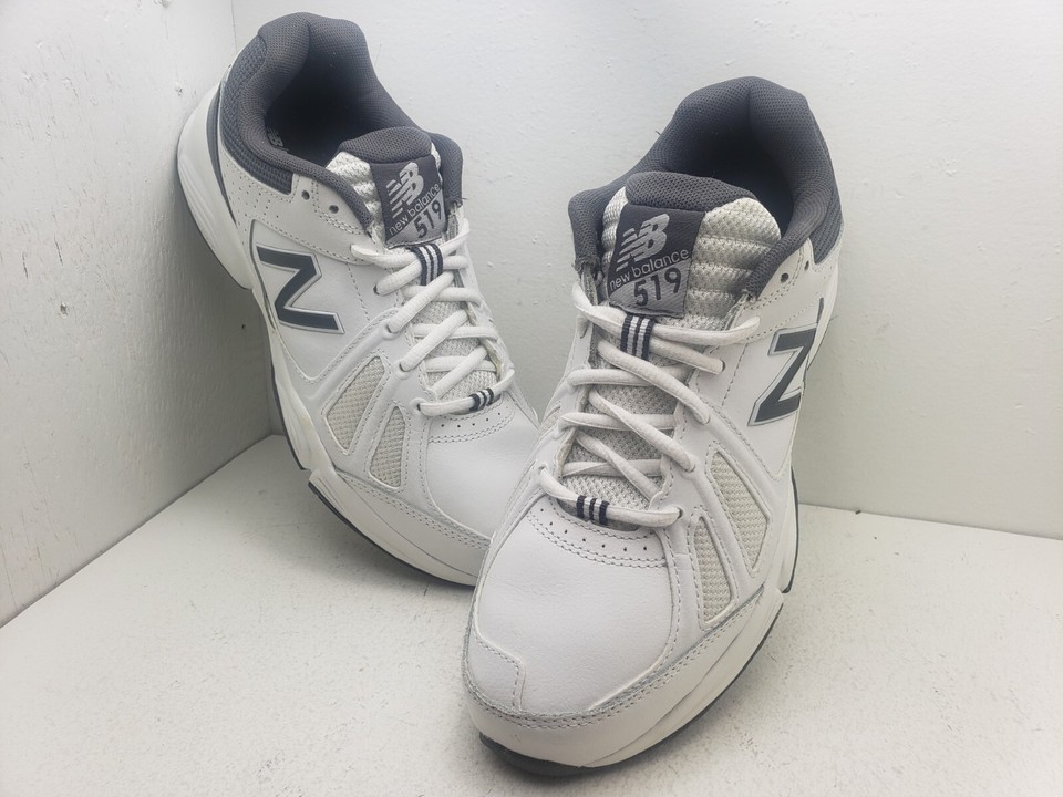 New Balance 519 White Gray Cross Training Athletic Shoes [MX519WG2 ...