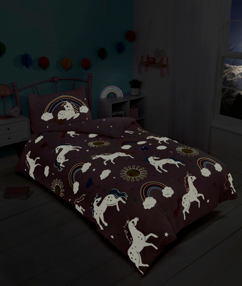 Kids Duvet Quilt Cover Set Children Bedding Single Double Boys Girls 50 ...