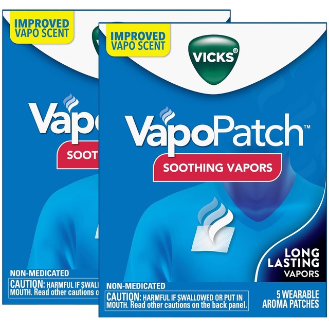 Patches Vicks Vapopatch with Long Lasting Soothing Vicks Vapors for ...