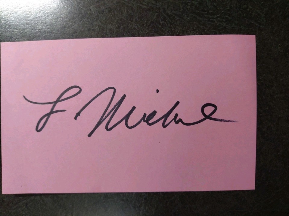 LISA MICHELLE CORNELIUS Hand Signed Autograph PHOTO & CARD -ACTRESS ...