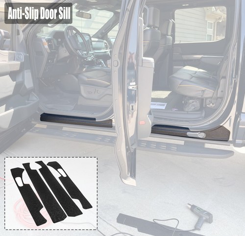For Ford F-150 2015-18 Crew Cab 4pc Door Sill Protect Threshold Step ...