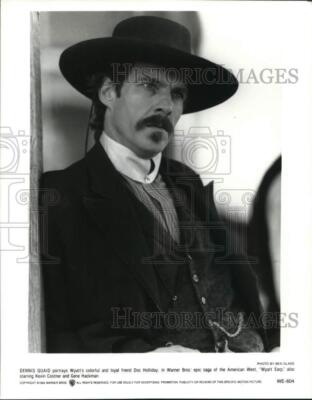 1994 Press Photo Actor Dennis Quaid in "Wyatt Earp" Film - hcq11760 | eBay