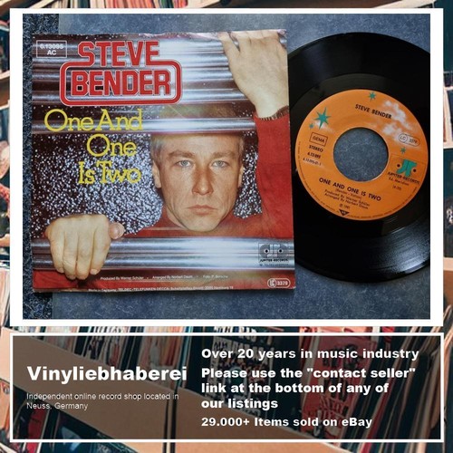 Steve Bender/ Dschinghis Khan - One and one is two 7'' Single Germany ...