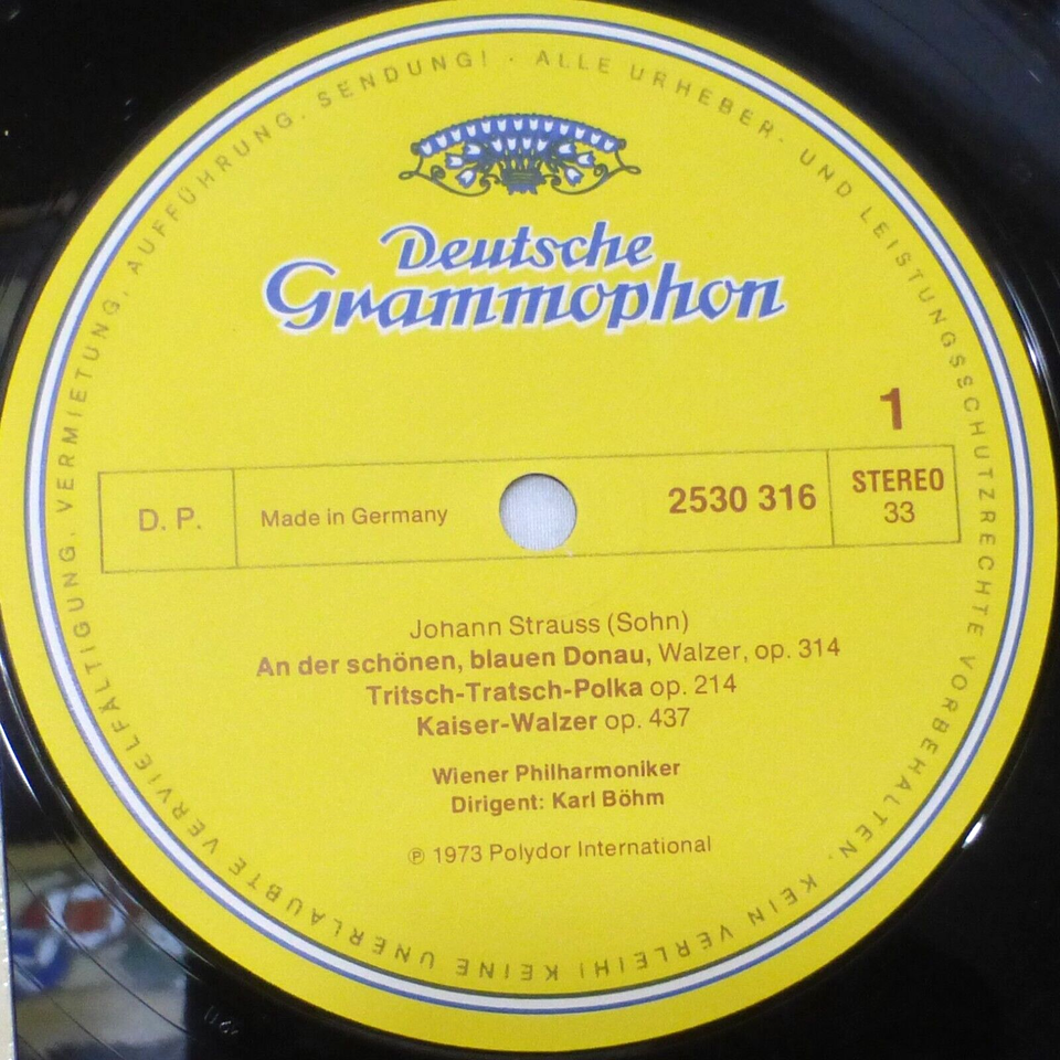 Johann & Josef Strauss "Kaiserwalzer Emperor Waltz" Vinyl Stereo LP, NM ...