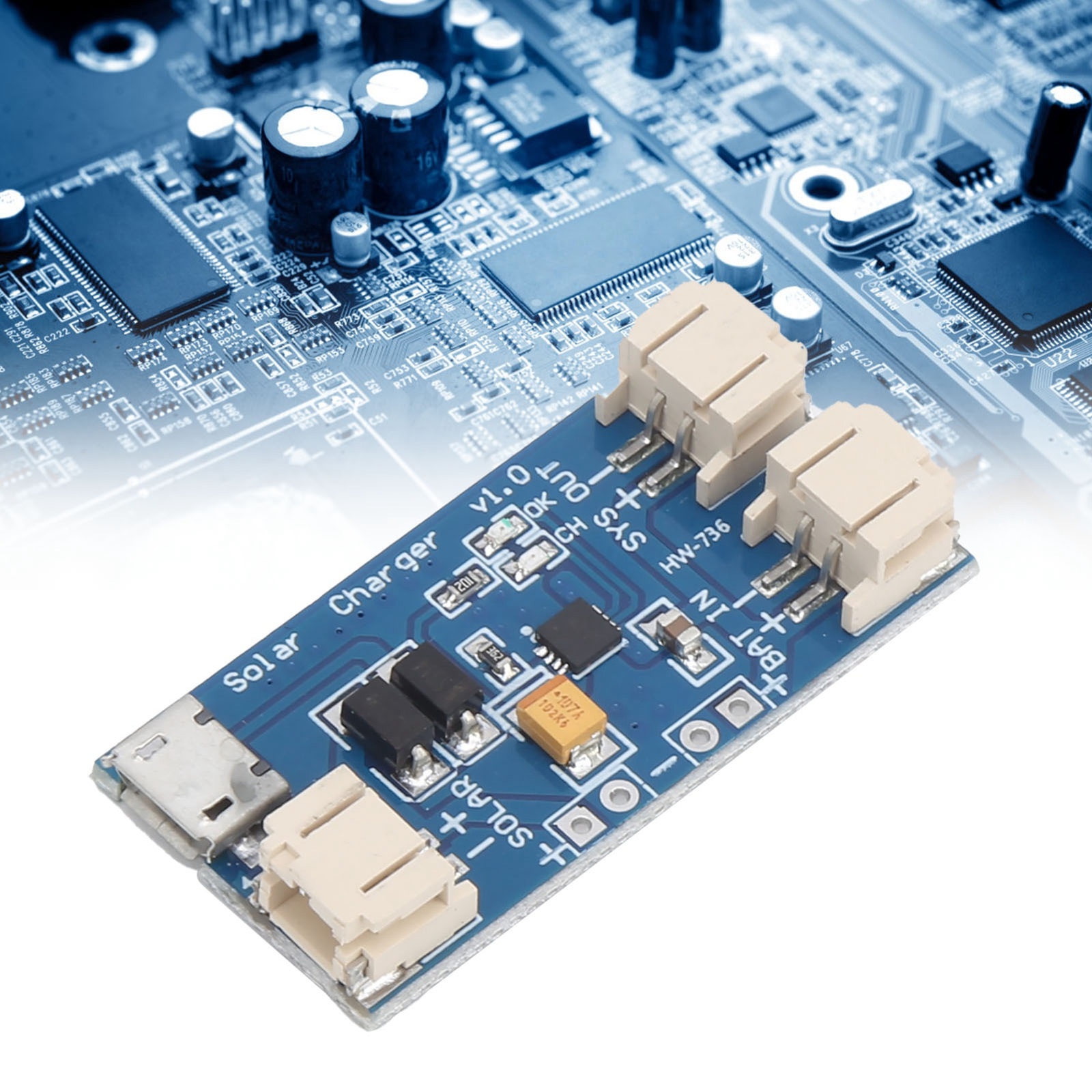 Solar Charging Board Lithium Battery USB Charging Module CN3065 500mA ...