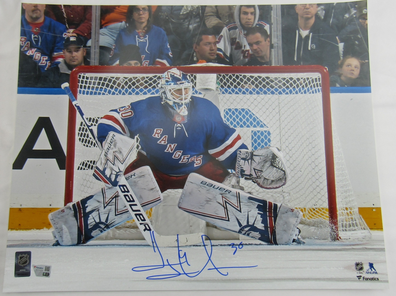 Henrik Lundqvist Autographed Memorabilia | Signed Photo, Jersey ...