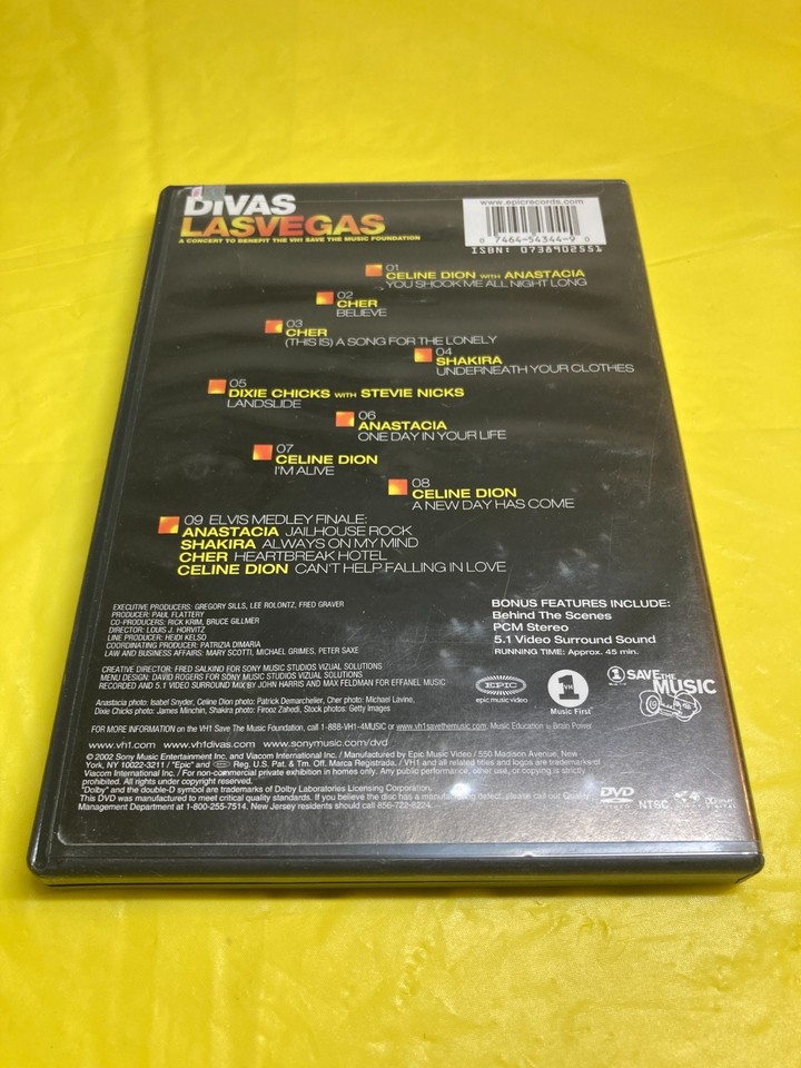 Vh1 Divas: 2002 (DVD, 2002) 74645434490| eBay