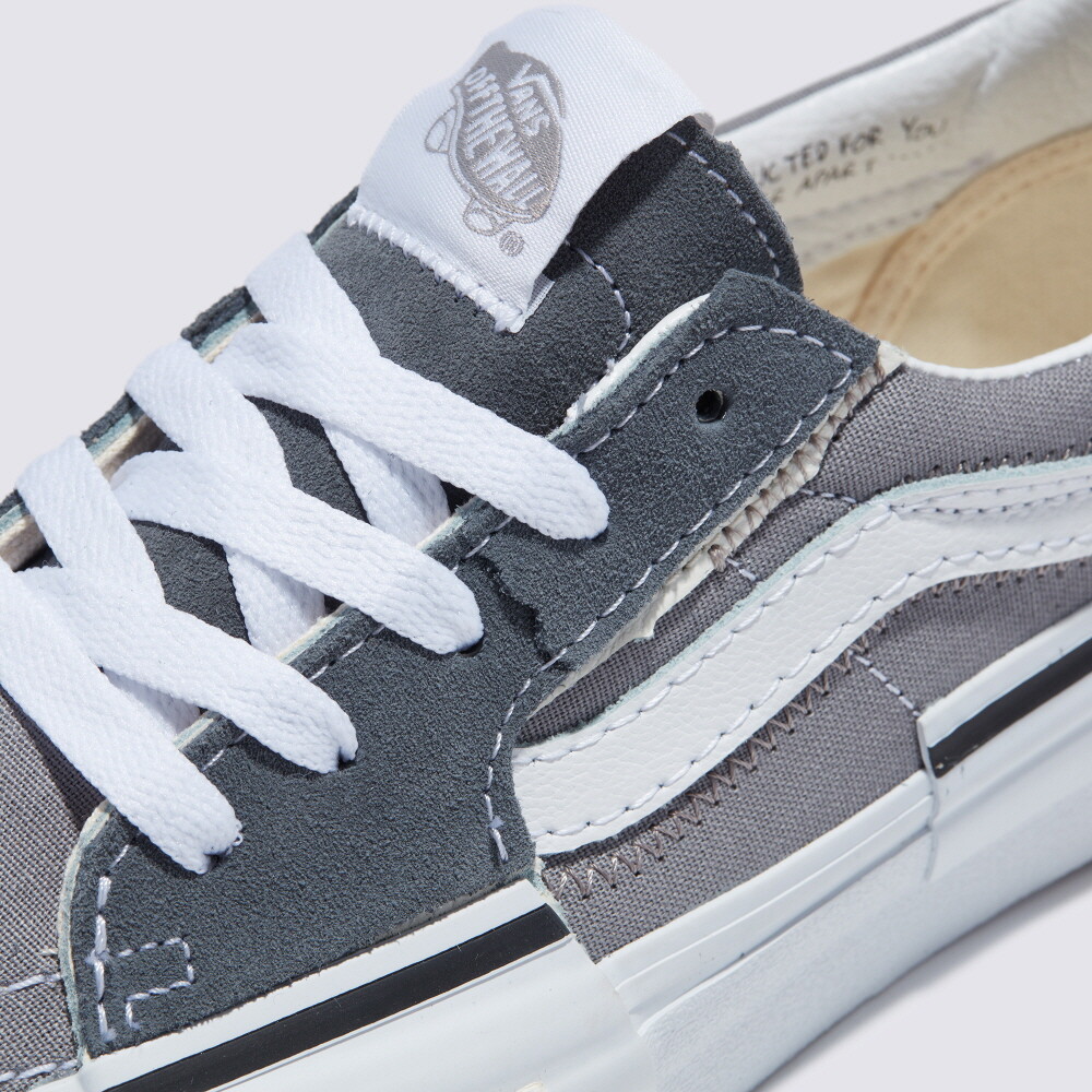 New Vans Sk8-Low Reconstruct Grey/White Sneakers Low-Top Shoes 2023 | eBay