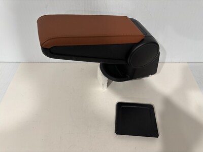 2012-17 VOLKSWAGEN BEETLE CENTER CONSOLE LID ARM REST STORAGE BROWN ...