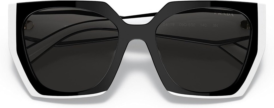 PRADA PR15WS 09Q5S0 54MM Black Talc Dark Grey Women's Sunglasses ...