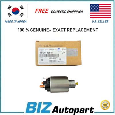 GENUINE! MAGNETIC SOLENOID SWITCH ASSY-STARTER HYUN 92-08 KIA 06-09 ...