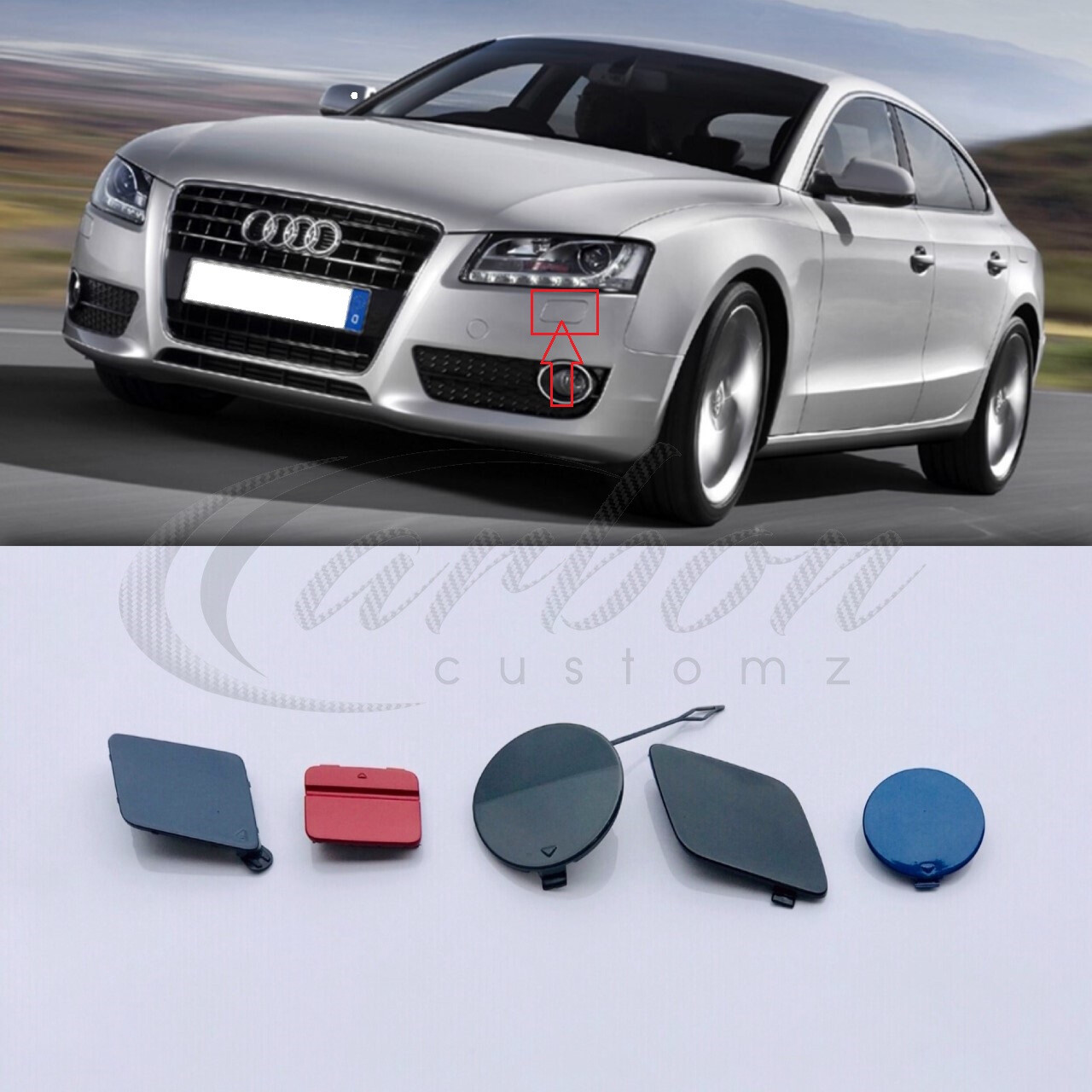 NEW GENUINE Audi A5 S5 07-16 N/S LEFT Headlight Washer Cover Cap ...