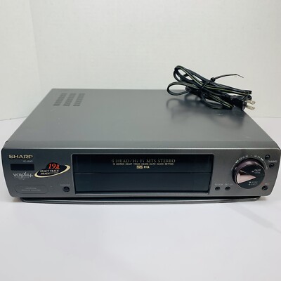 Sharp VCR Player VHS Recorder VC-H945U Tested Works 19 Micron 4-Head No ...
