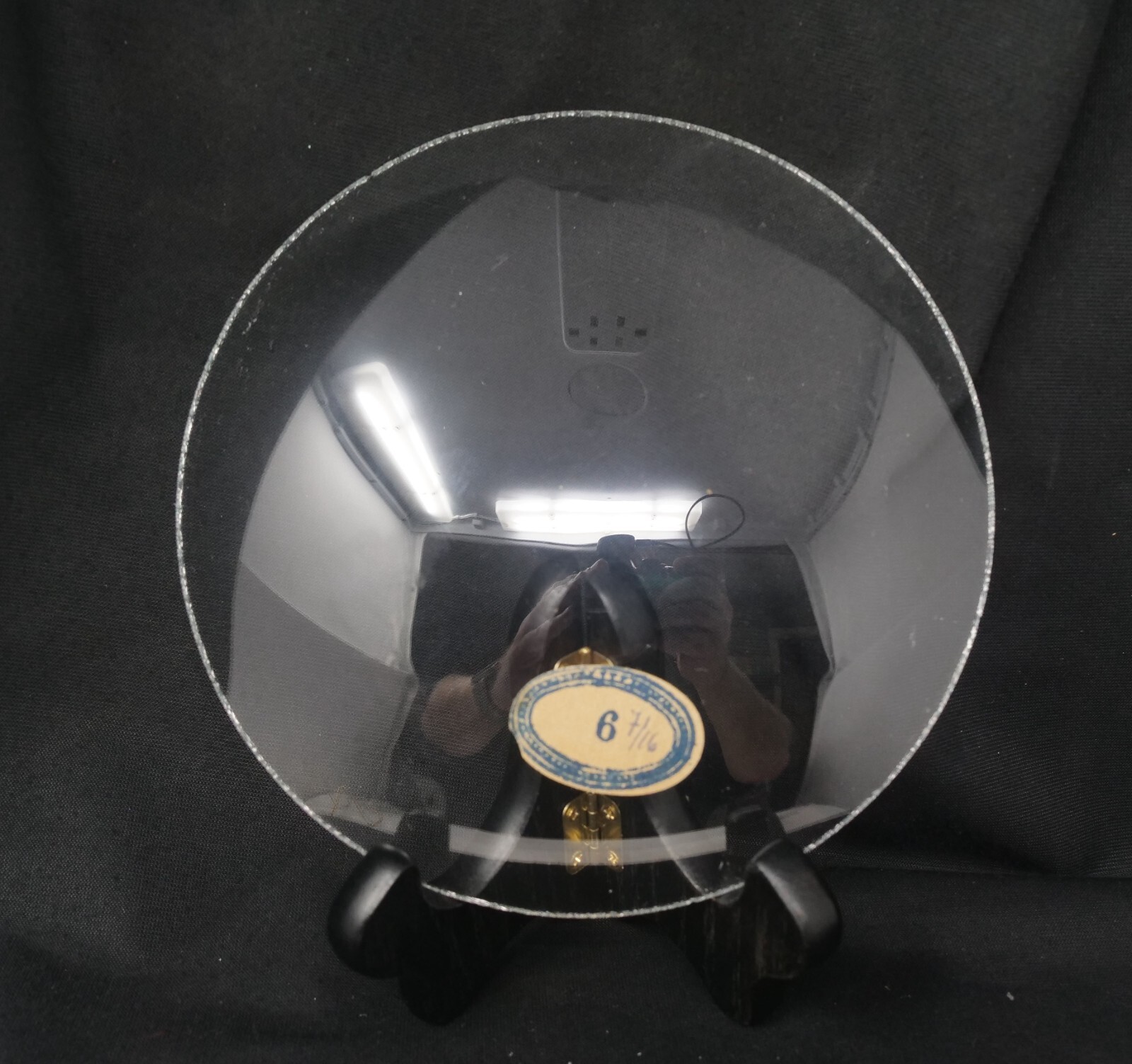 Vintage VTF France Mantel/Wall Clock Convex Glass 6 7/16" Wide & 1.70mm ...