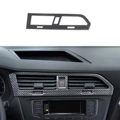 Carbon Fiber Middle Air Outlet Vent Cover Trim For Volkswagen Tiguan ...