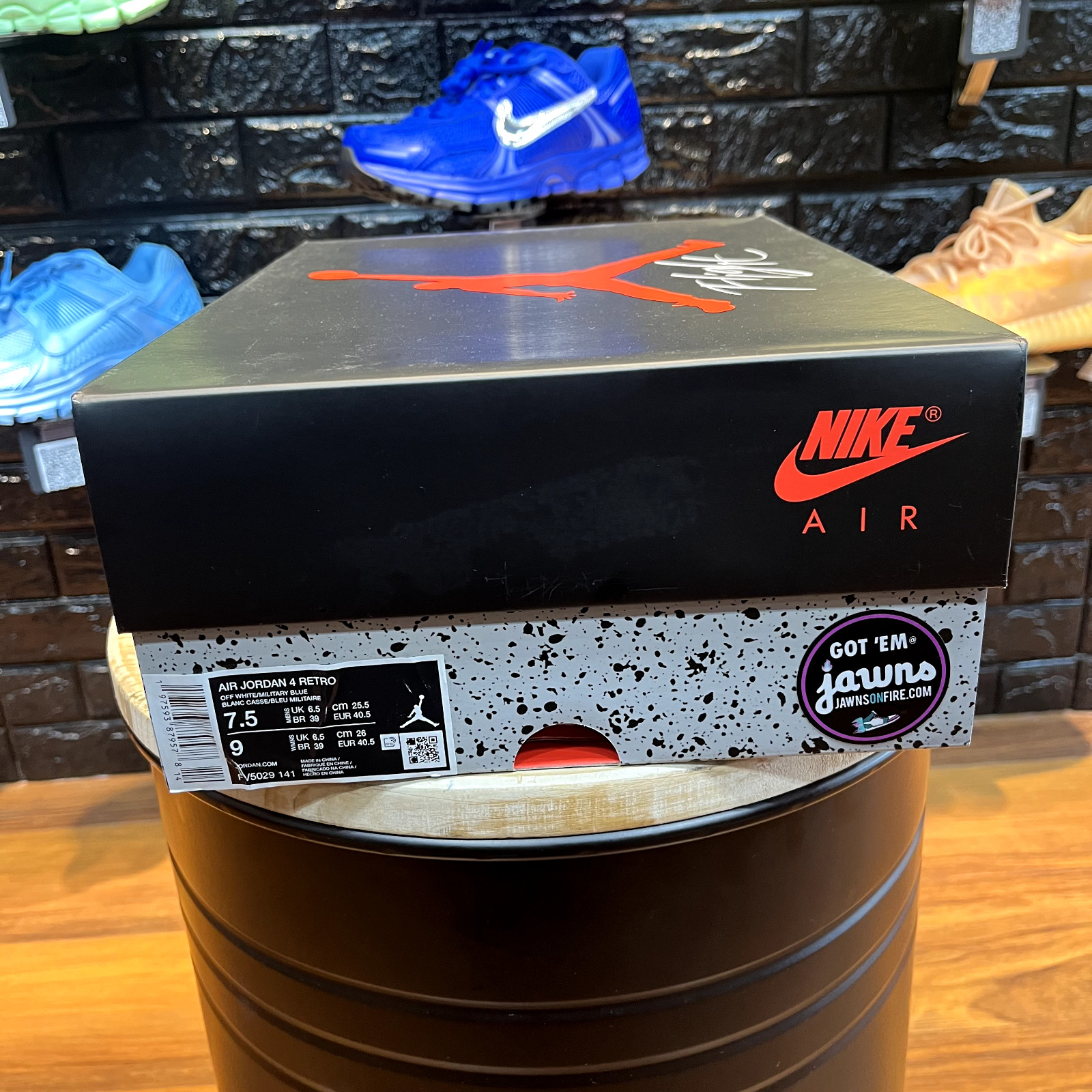 Air Jordan 4 Retro 'Military Blue' 2024 - Box Only - … - Gem