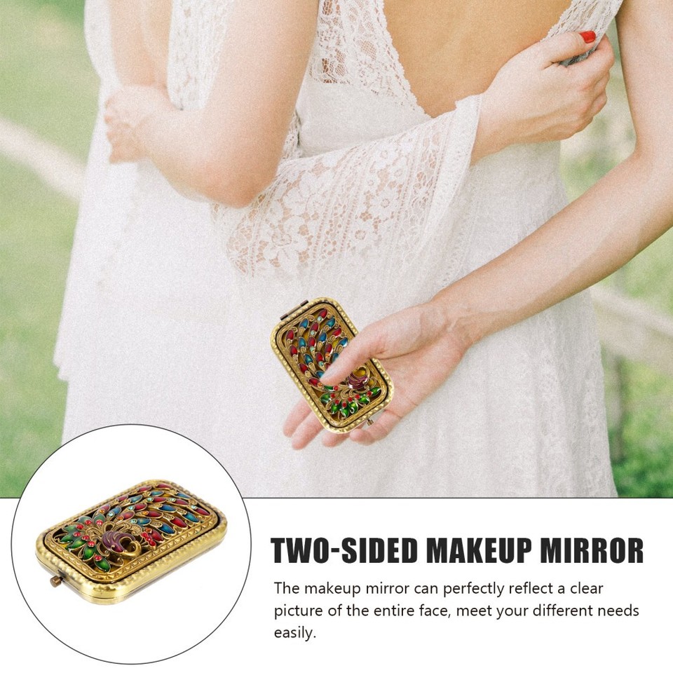 Double-sided Makeup Mirror Vanity Mirrors with Magnification Cosmetic ...