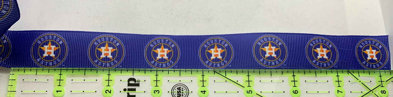 Houston Astros 7/8" Grosgrain Ribbon for Hair Bows, Lanyards, Key ...