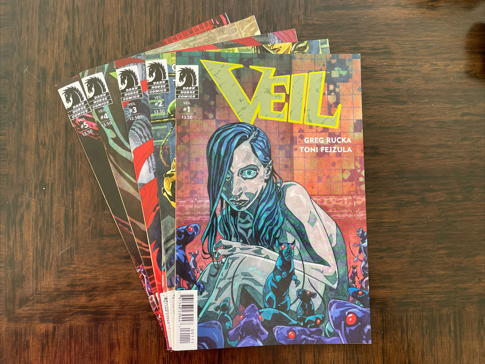 Veil 1 2 3 4 5 SET! NM with ECCC Variant! Dark Horse Greg Rucka | eBay