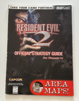 BradyGames Resident Evil 2 Official Strategy Guide For Nintendo 64 ...