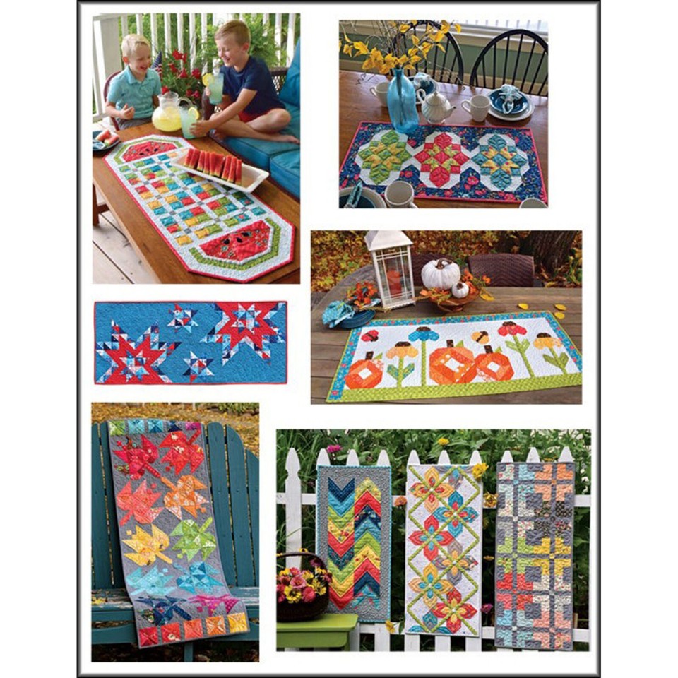TRENDY TABLE 3 ~ 15 Designs~ Table Runner Pattern Book ~ All Skill ...
