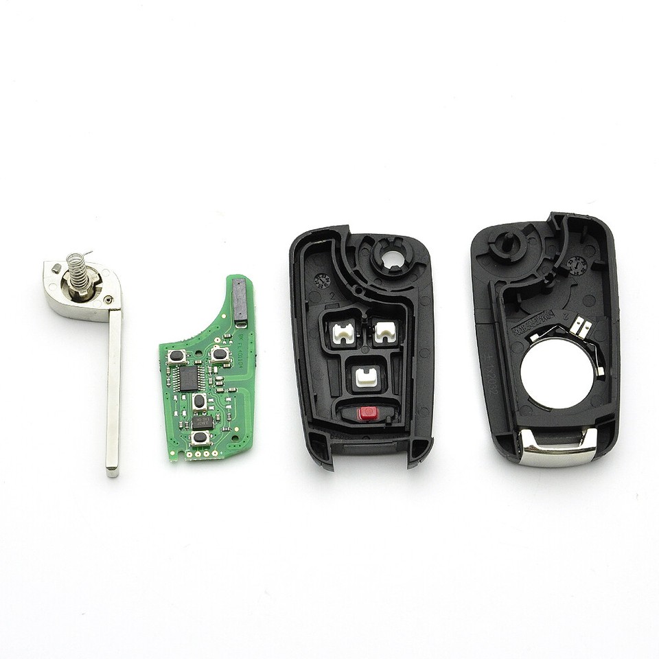 2 New Replacement Keyless Entry Car Remote Flip Key Fob Control for ...