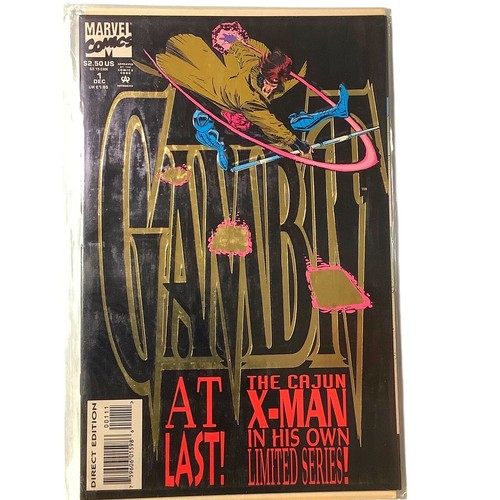 Gambit #1 (Gold Embossed), The Cajun X-Man In His First Solo Series ...