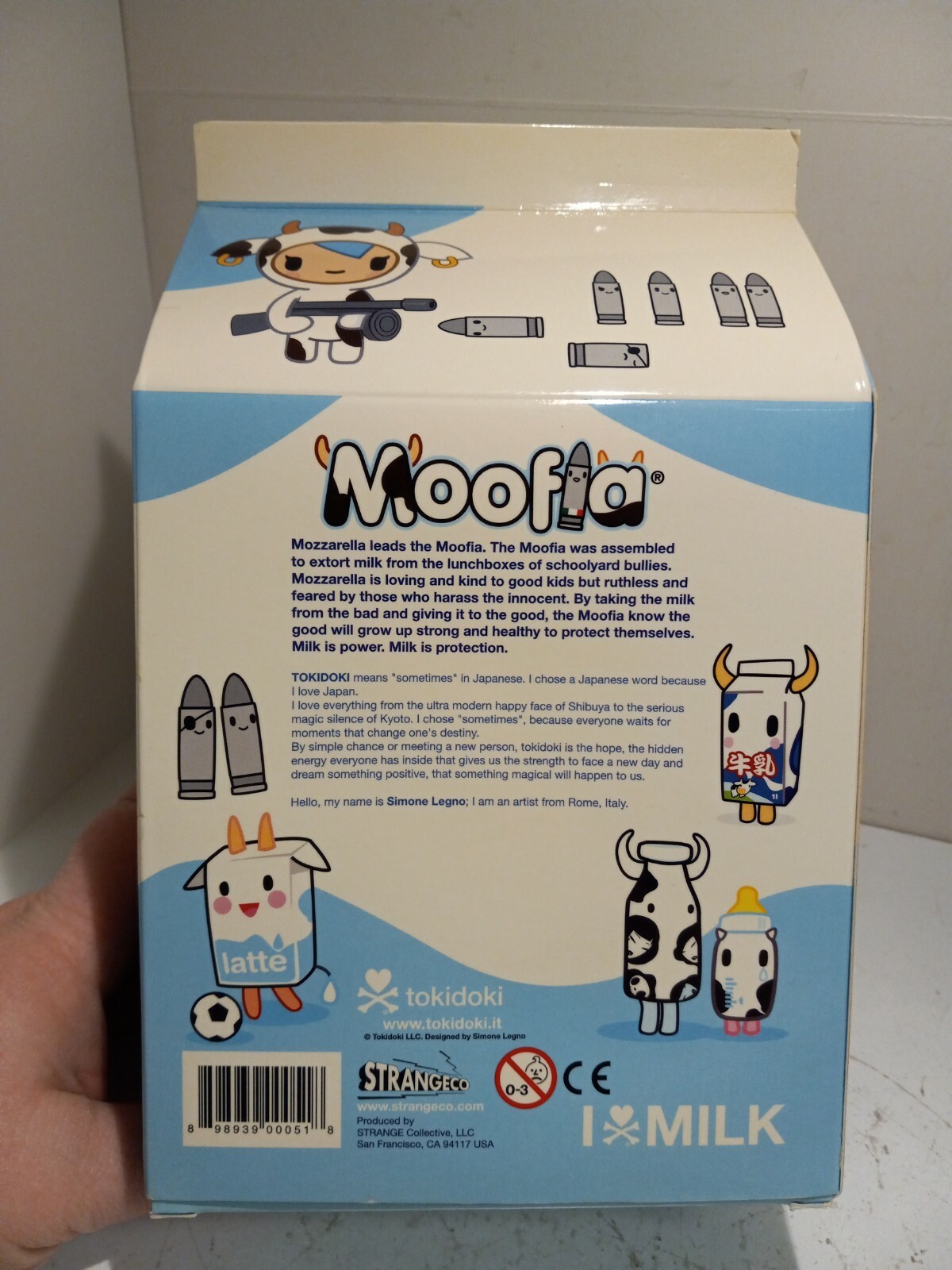 tokidoki Moofia Mozzarella Vinyl Figure by Simone Legno Strangeco Toys ...