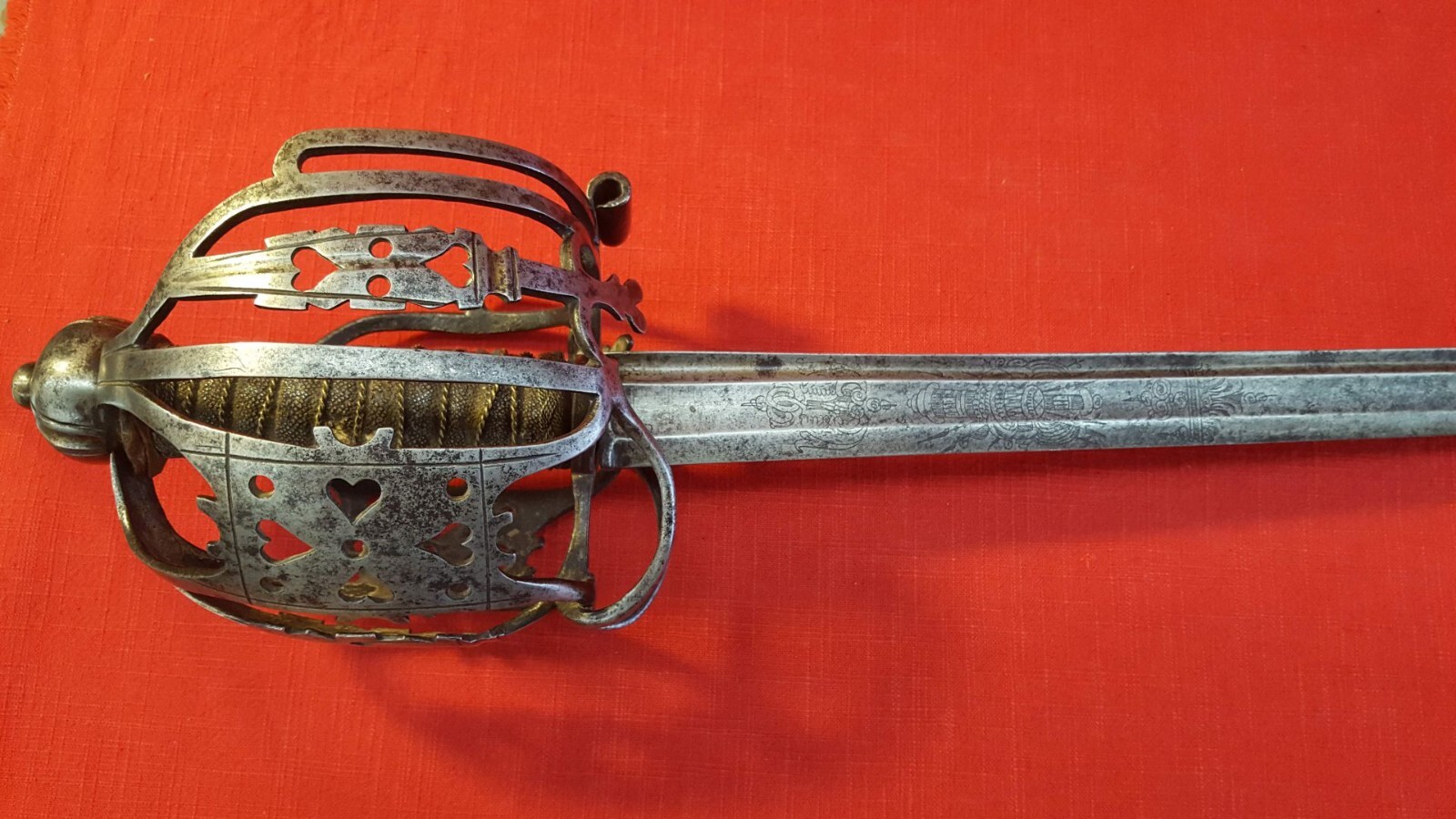 Fine And Rare Pre-Revolutionary Scottish Baskethilt Backsword Circa ...