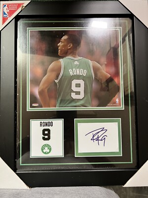 Rajon Rondo Boston Celtics Repligraph Facsmile Autograph Framed Picture ...