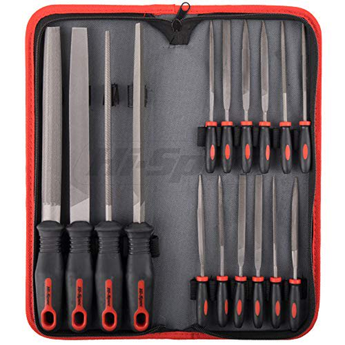 16Pc Steel Hand File Set with Small Needle Files for Wood, Metal and ...