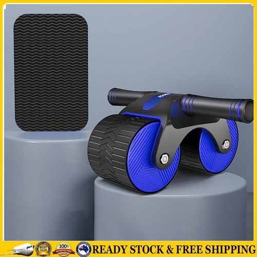 Abdominal Wheel Automatic Rebound Waist Roller Wheel for Home Gym (Blue ...