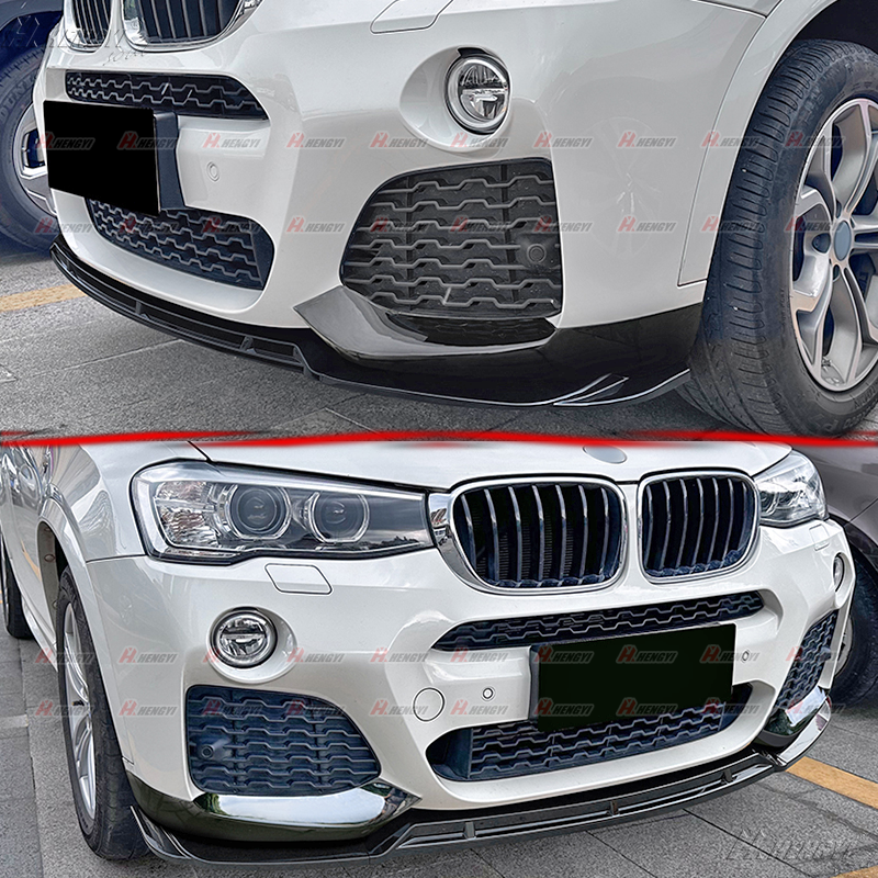 For BMW X3 F25 X4 F26 LCI M Sport 2014-2017 Front Bumper Spoiler Lip ...