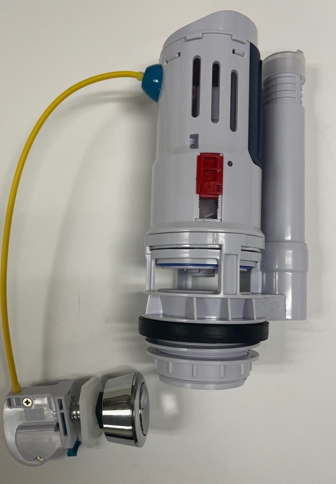 2.5 inch Dual Flush Valve with Cable Activated Flush Button for Two ...