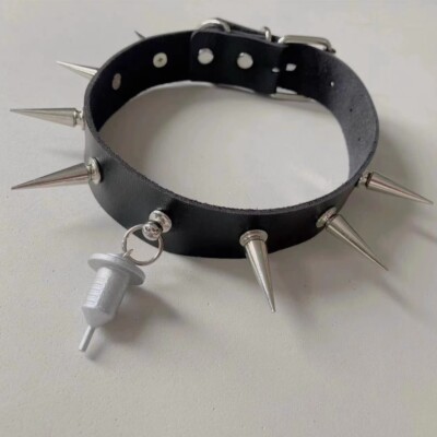 DRAMAtical Murder DMMD Cosplay Ren Rivet Black Collar Ornament Girl ...